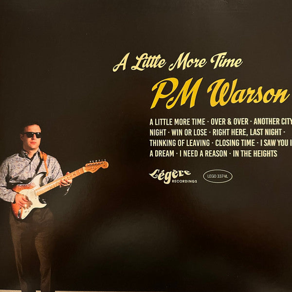 PM Warson - A Little More Time (LP) – Further Records