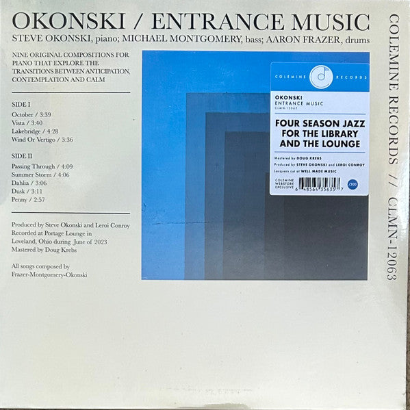 Okonski - Entrance Music (LP) (Orange & Blue Splatter) – Further Records