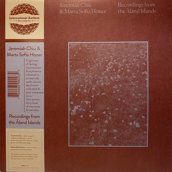 Jeremiah Chiu & Marta Sofia Honer - Recordings From The Åland Islands ...